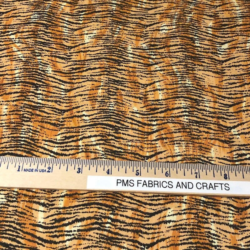 Tiger Fabric - Etsy