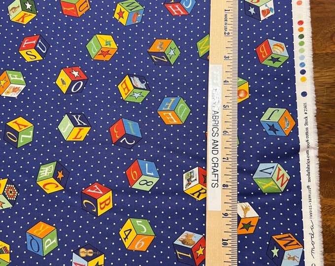MODA Retro Look Picture Perfect 100% Cotton Fabric Panel Appr 29 X 44 ...