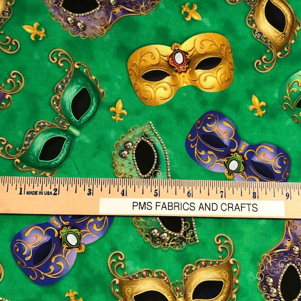 Mardi Gras Fabric - Etsy