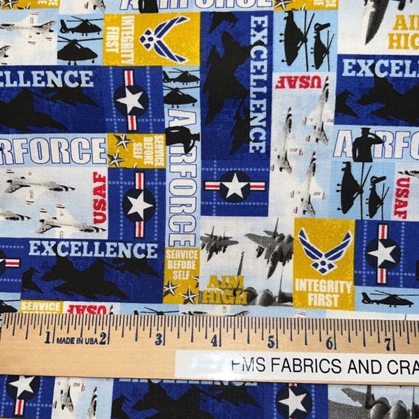 Air Force Quilt Panels - Etsy