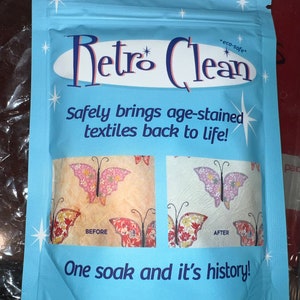 Retro Clean 4 Oz Package - Safely Clean Your Antique or Fragile Quilts ...