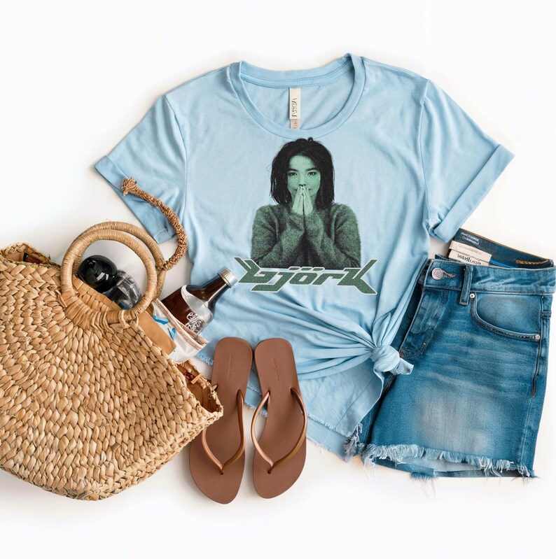 Vintage Bjork Fossora Tee, 90s Electronic Music Shirt, Comfort Colors ...