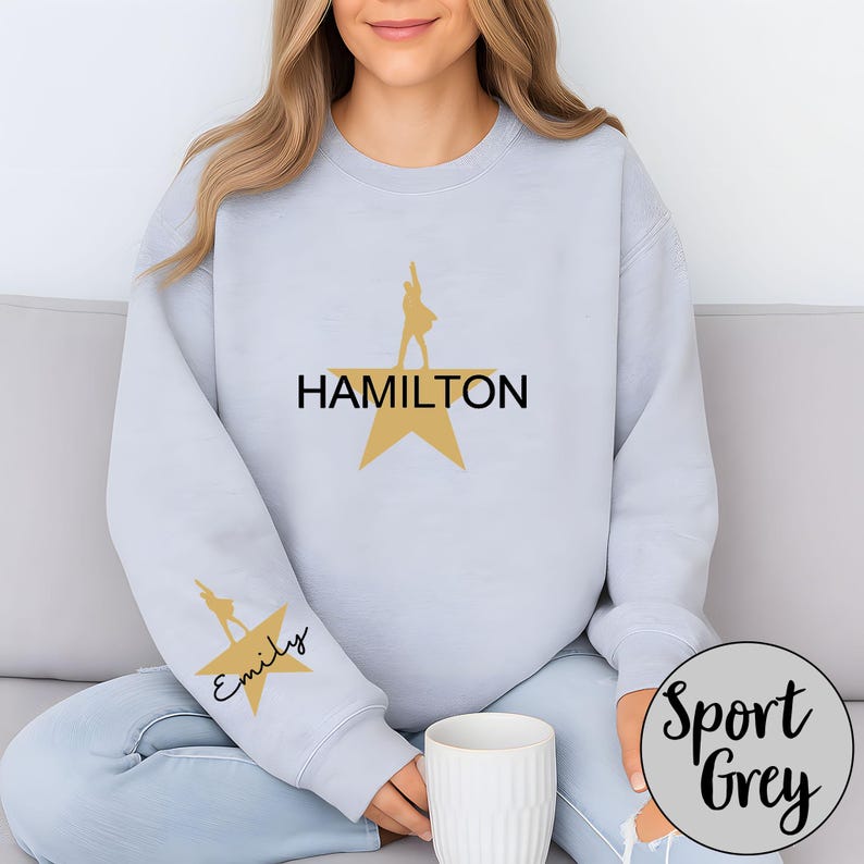 Custom Hamilton Sweatshirt, Personalized Hamilton Musical Hoodie ...