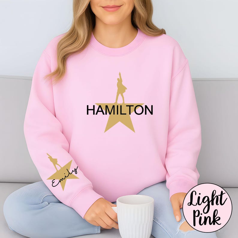 Custom Hamilton Sweatshirt, Personalized Hamilton Musical Hoodie ...