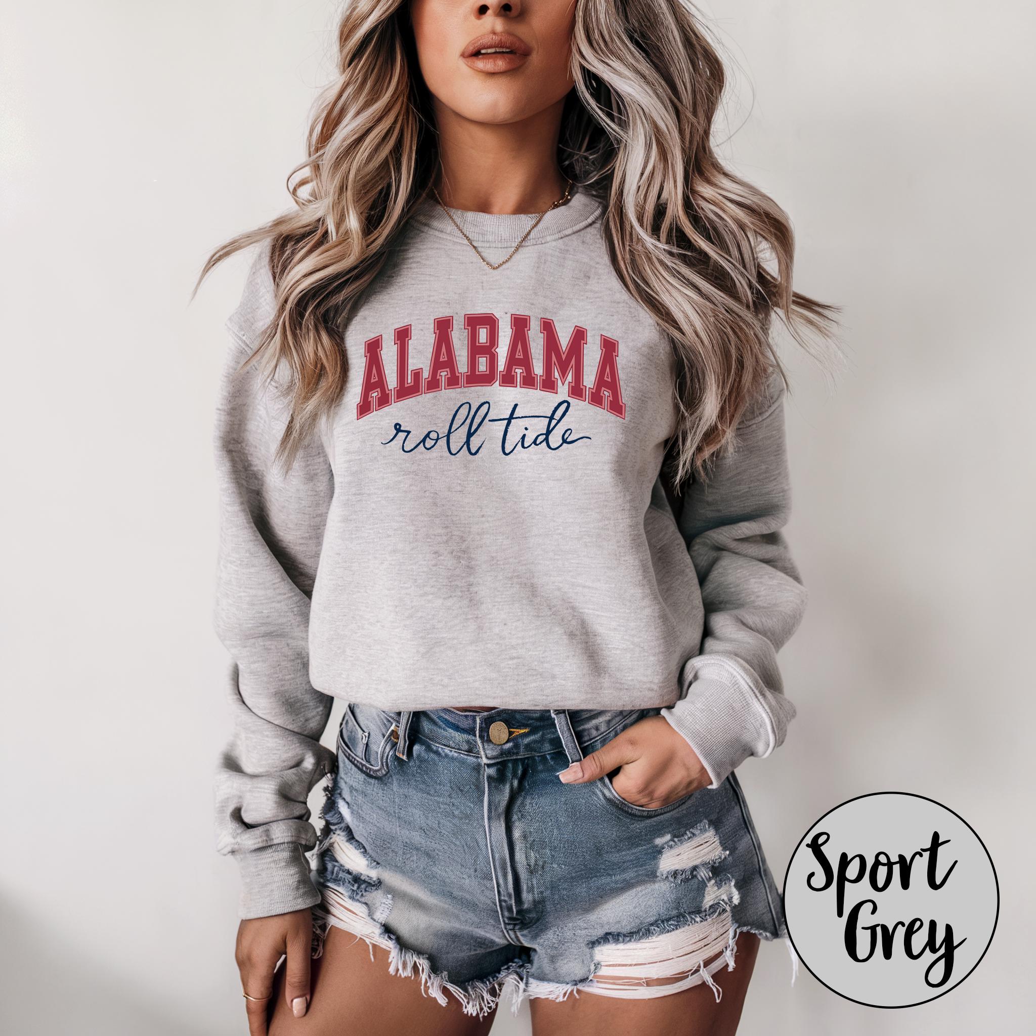 Bama Sweat, Vintage Aesthetic Game Day Sweat, Alabama Football Fan ...