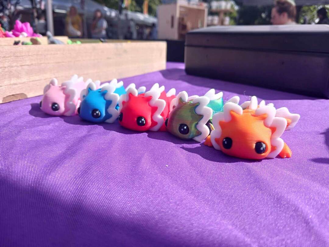 Rainbow Axolotl Baby Bundle - Etsy