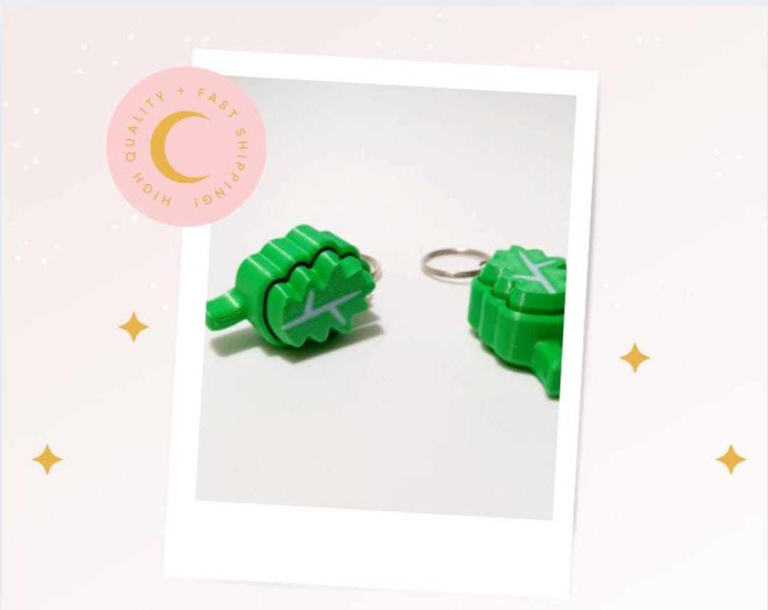 3D Printed Oak Leaf Fidget Clicker - Stress Relief & Focus Tool - Etsy