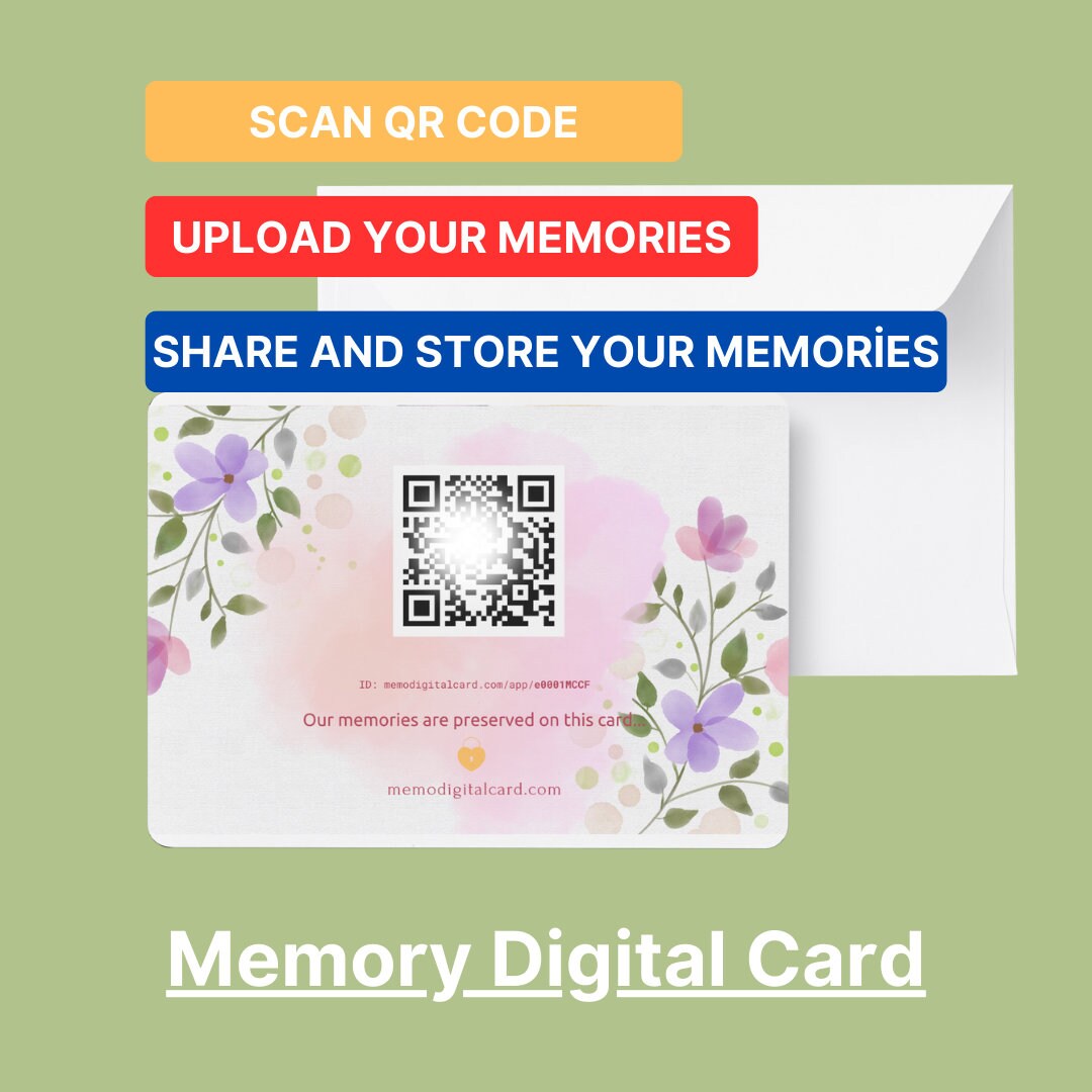 Memory Card Scan QR Code, Upload Photos, Videos and Message Send Your ...