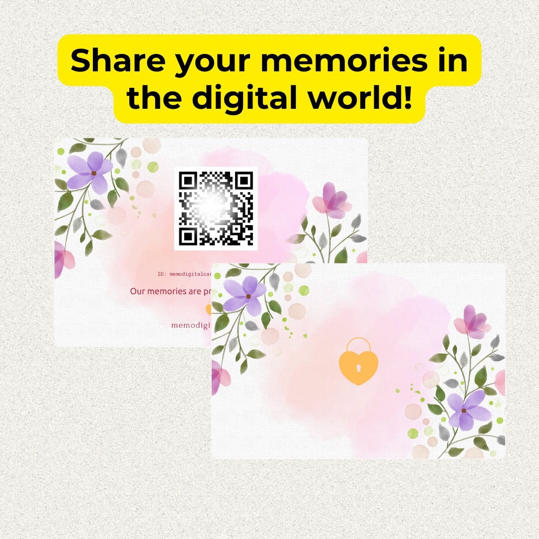 Memory Card Scan QR Code, Upload Photos, Videos and Message Send Your ...
