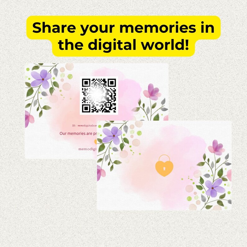 Memory Card Scan QR Code, Upload Photos, Videos and Message Send Your ...