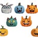 83 Funny Pumpkin Faces Clipart, Cute Halloween Pumpkins, Halloween ...