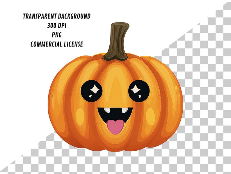 83 Funny Pumpkin Faces Clipart, Cute Halloween Pumpkins, Halloween ...