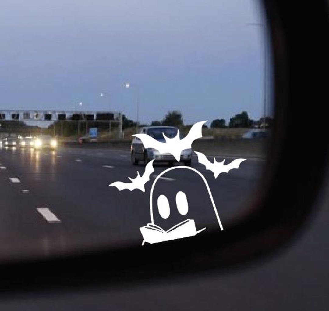 Reading Ghost Peeker, Cute Ghost Sticker, Ghost Sticker, Car Stickers ...