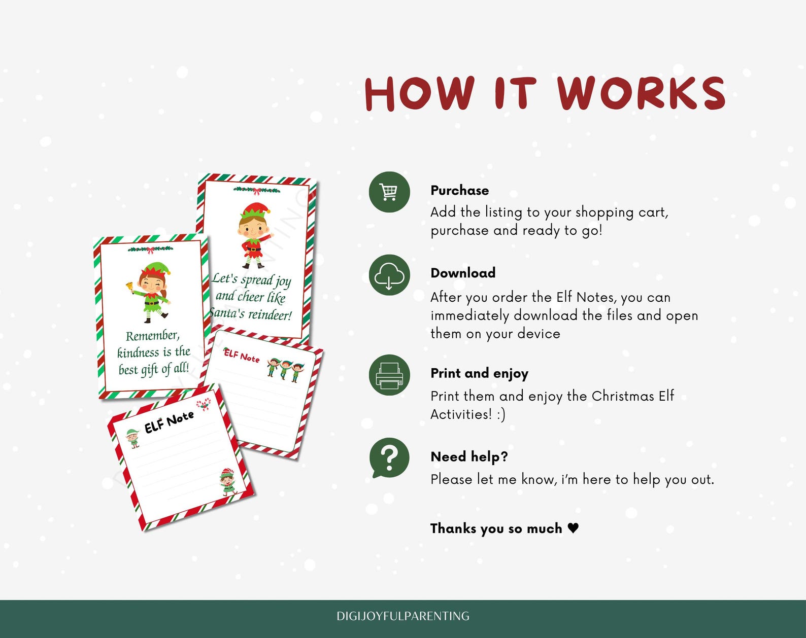 Elf Notes | Elf Note | Christmas Activity | Elf on the Shelf | Elf ...