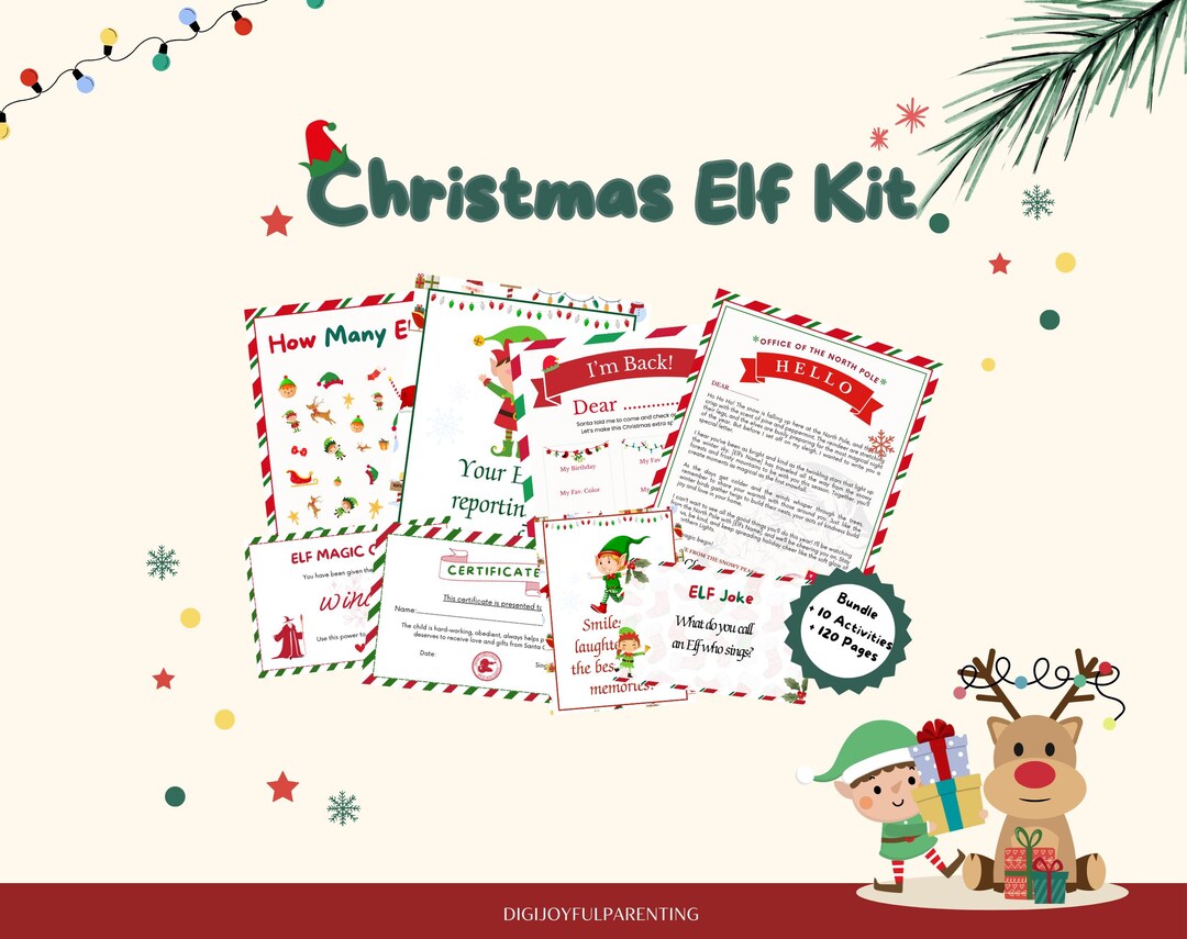 Elf Kit | Christmas Elf Kit |christmas Activity|elf on the Shelf|elf ...