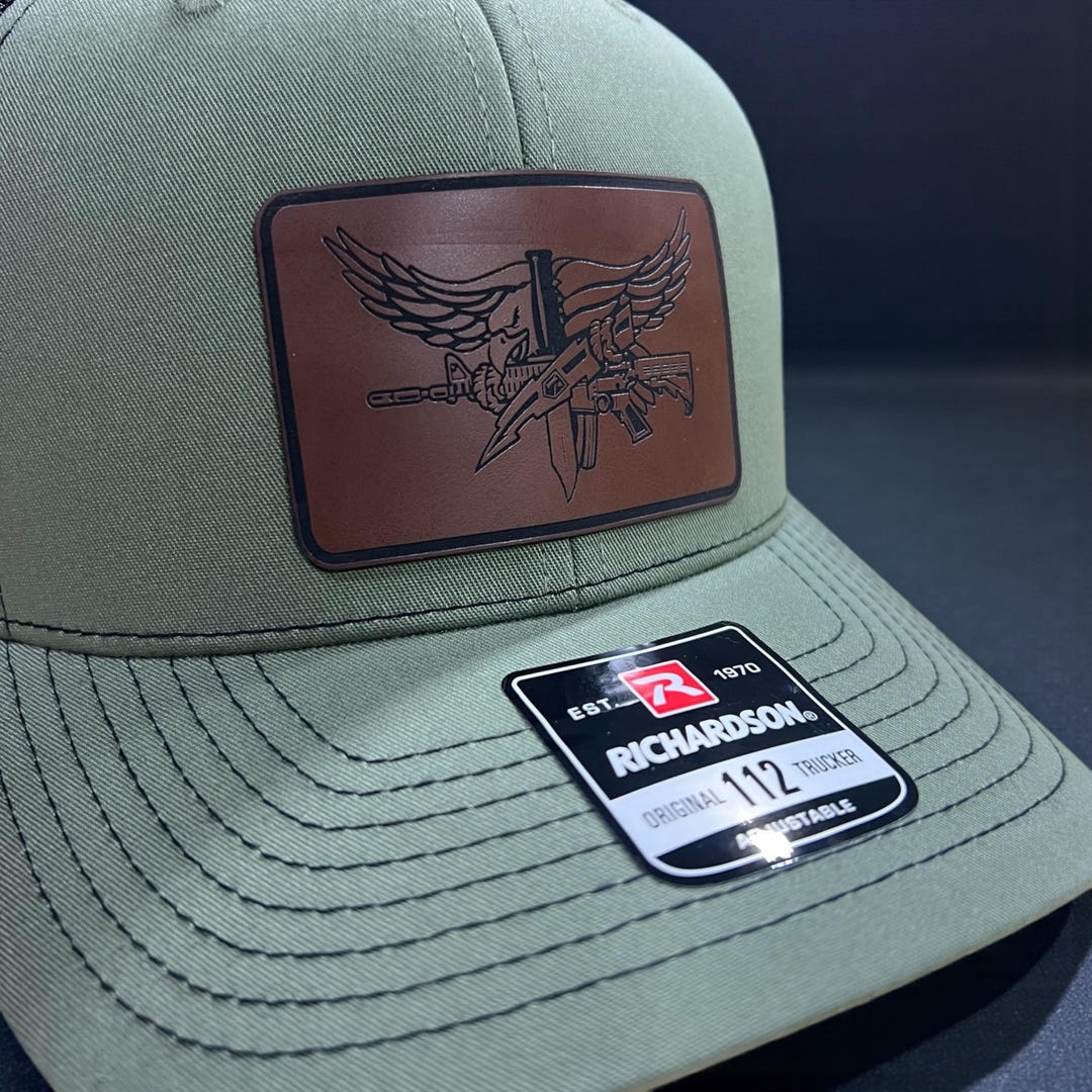 SWAT Square Style Leather Patch Hat, Tactical Police Cap - Etsy