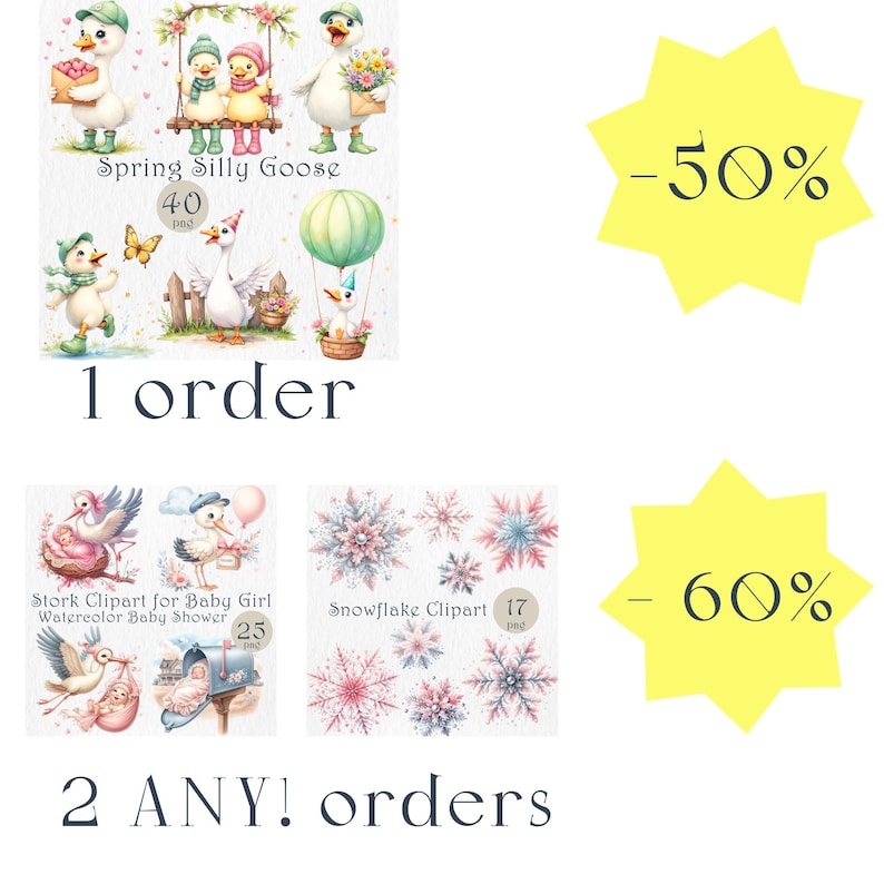 Clipart de Ganso Bobo da Primavera, Animais de Primavera Fantásticos ...