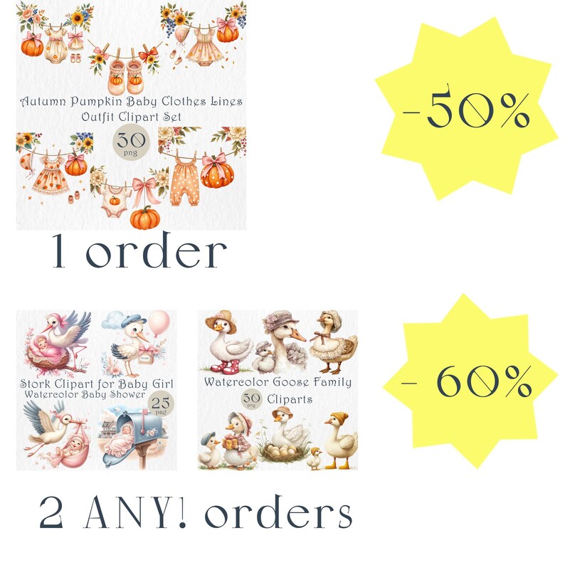 Autumn Pumpkin Baby Clothesline Clipart Set – Fall Baby Outfit PNG ...