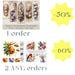 Easter Victorian Bookmarks Set. Digital Download, Floral Easter Bunny ...