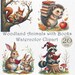 Woodland Animals With Books Clipart. Watercolor Forest Animal PNG. Cute ...