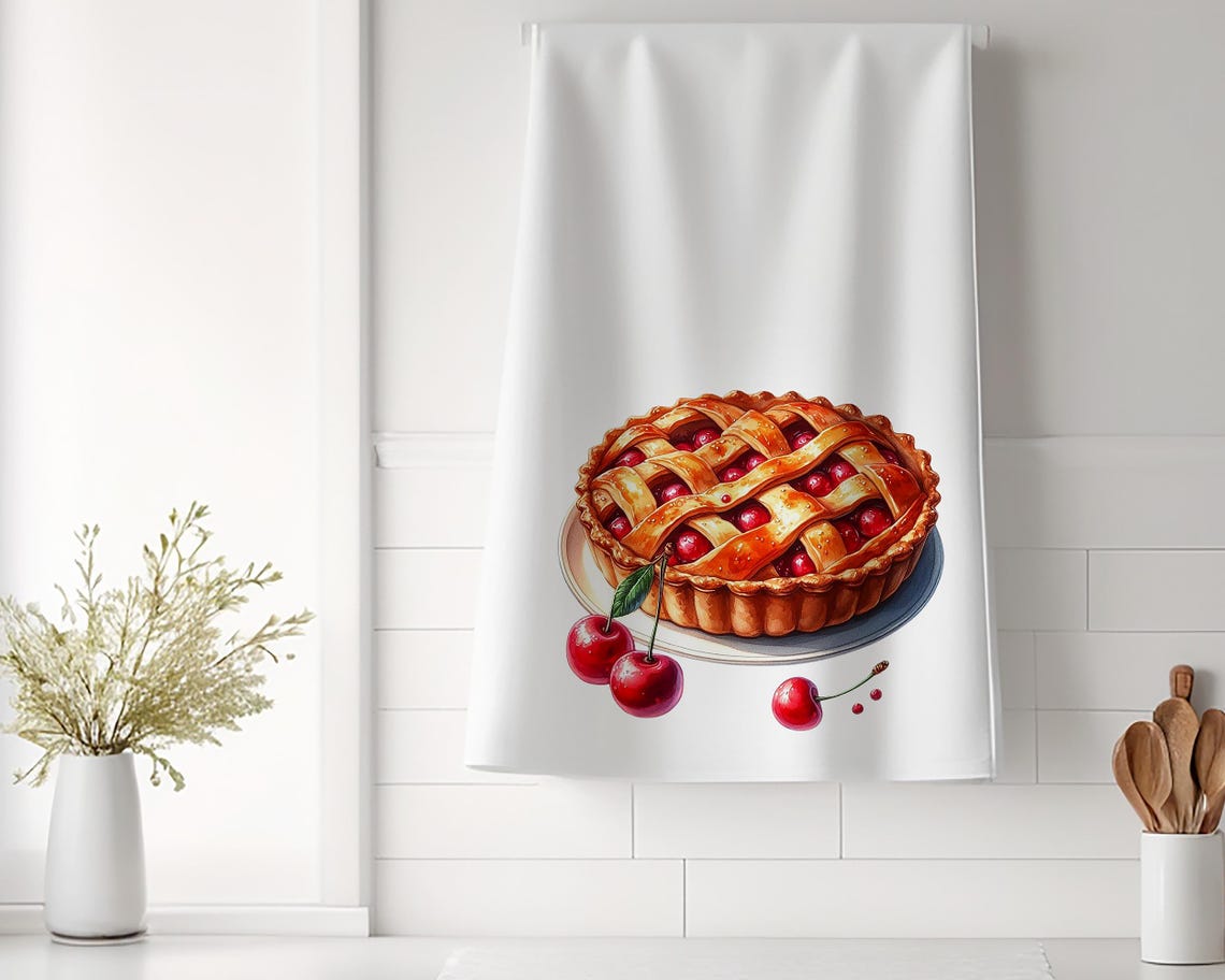 Watercolor Cherry Berry Clipart. Red Cherries 25 PNG. Cherry Berry ...