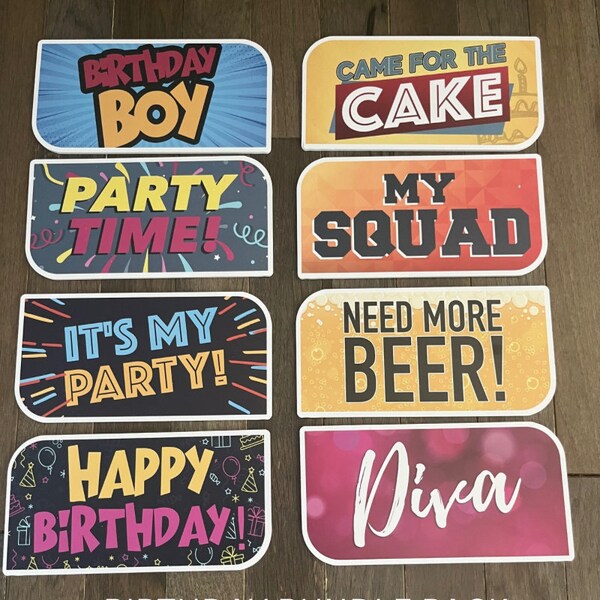 Birthday Props - Etsy