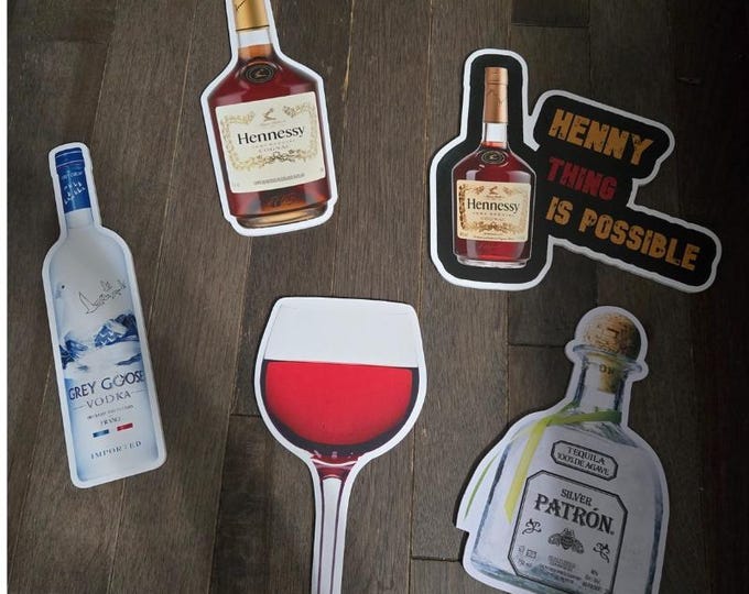 Photo Booth Props PVC Photo Booth Props Alcohol Bottle Props - Etsy