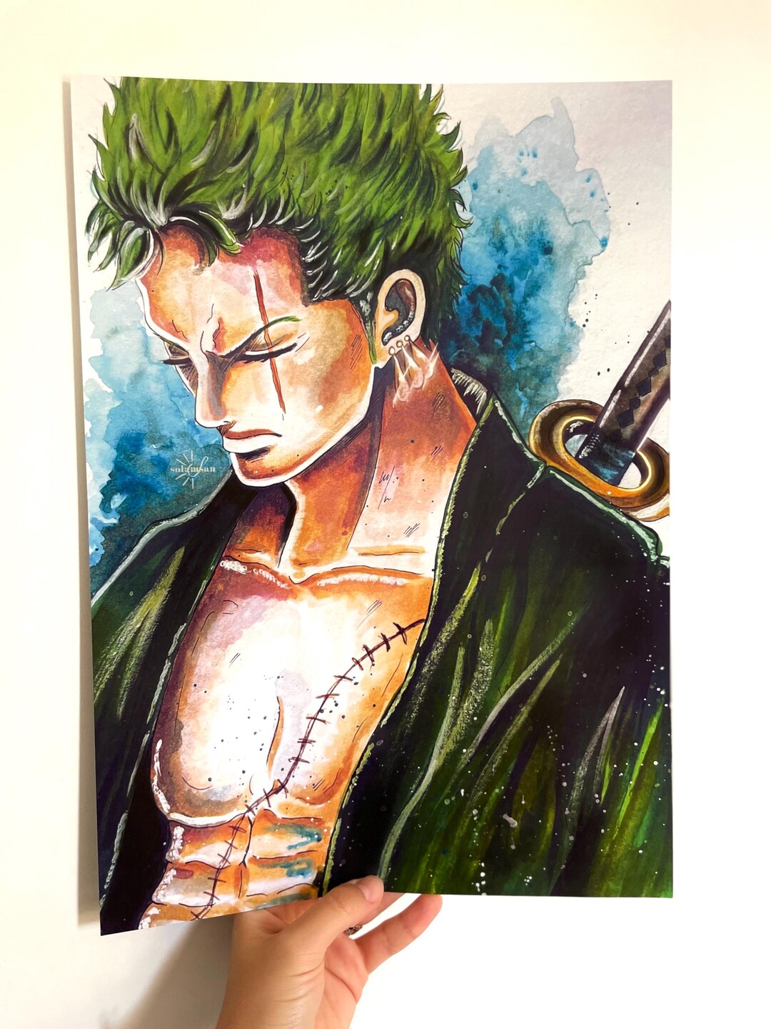 Illustration Inspired by the Anime One Piece/poster Inspired by the ...
