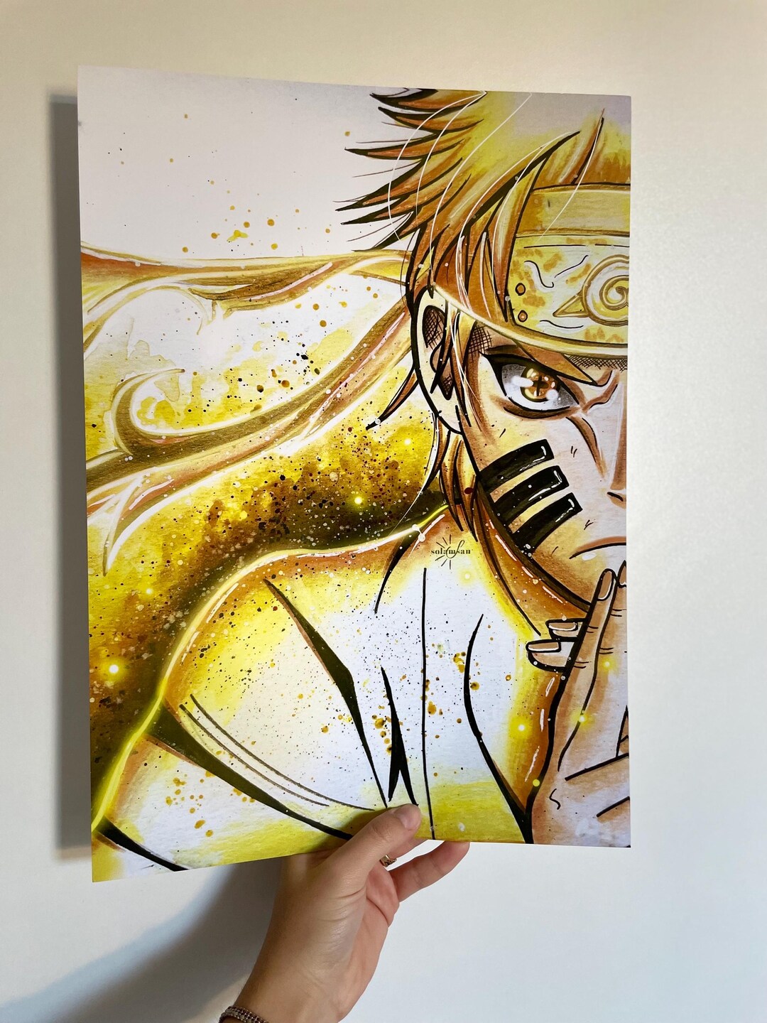 Illustration Inspired by the Anime Naruto/poster Inspired by the ...