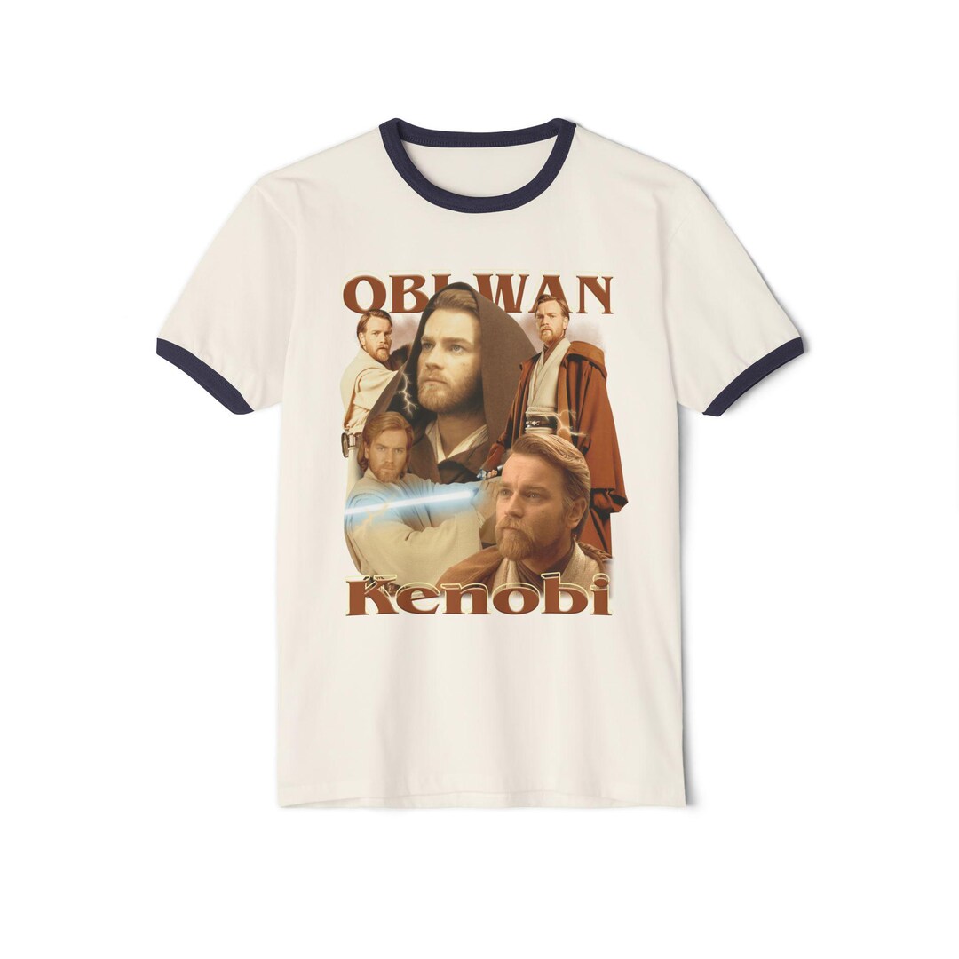 Bootleg Obi-wan Kenobi Shirt, Obi-wan Kenobi Ringer T-shirt, Ewan ...