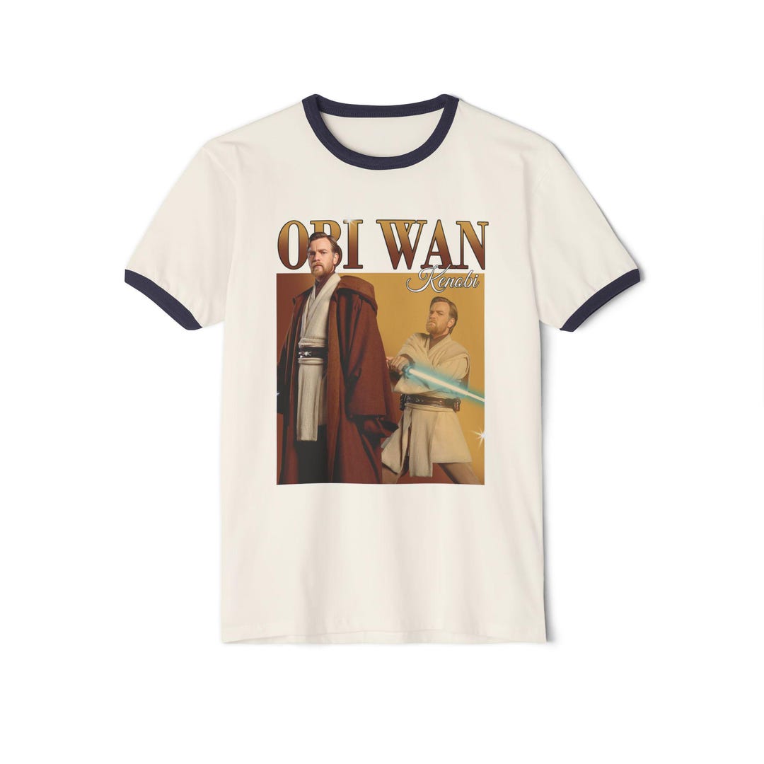 Vintage Rock Styles Obi-wan Kenobi Shirt, Obi-wan Kenobi Ringer T-shirt ...