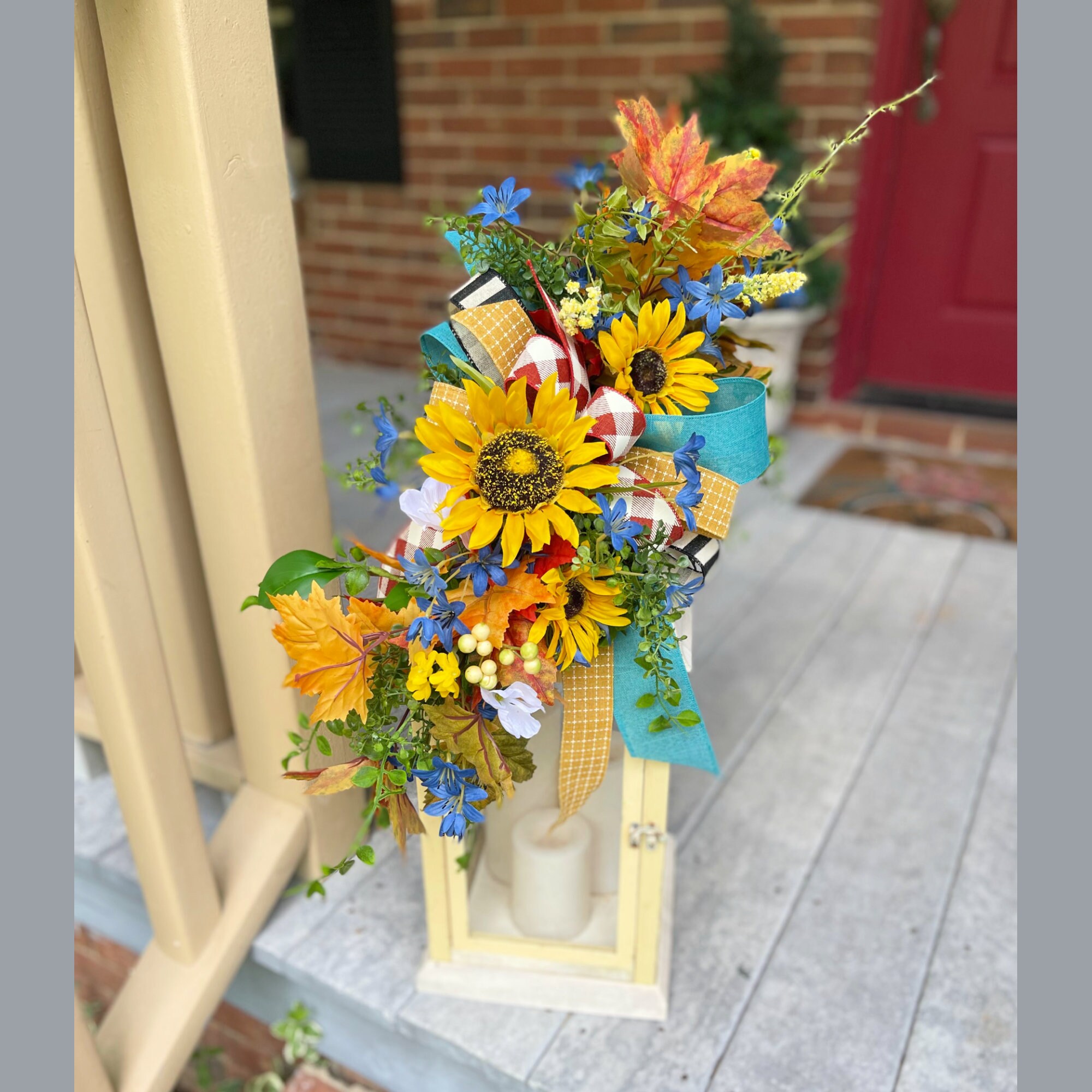 How to Make a Fall Lantern Swag, DIY Fall Lantern Decor, How to Video ...