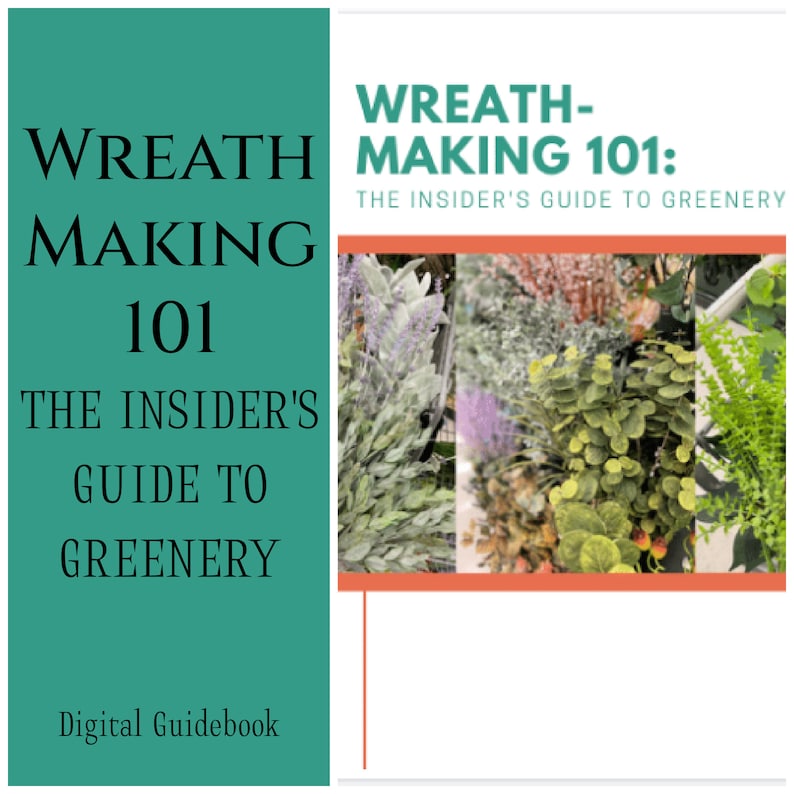 Guide to Greenery for Wreath Making, Wreath Making Greenery Tips, Beginner Wreath Maker Guide ...