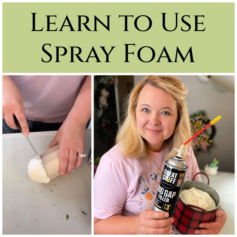How to Use Spray Foam for Floral Arrangements, DIY Flower Arrangement ...
