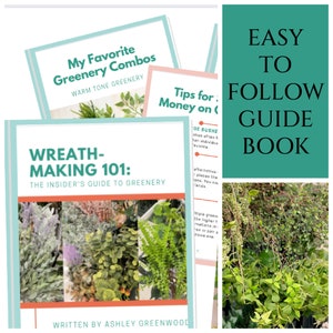 Guide to Greenery for Wreath Making, Wreath Making Greenery Tips, Beginner Wreath Maker Guide ...