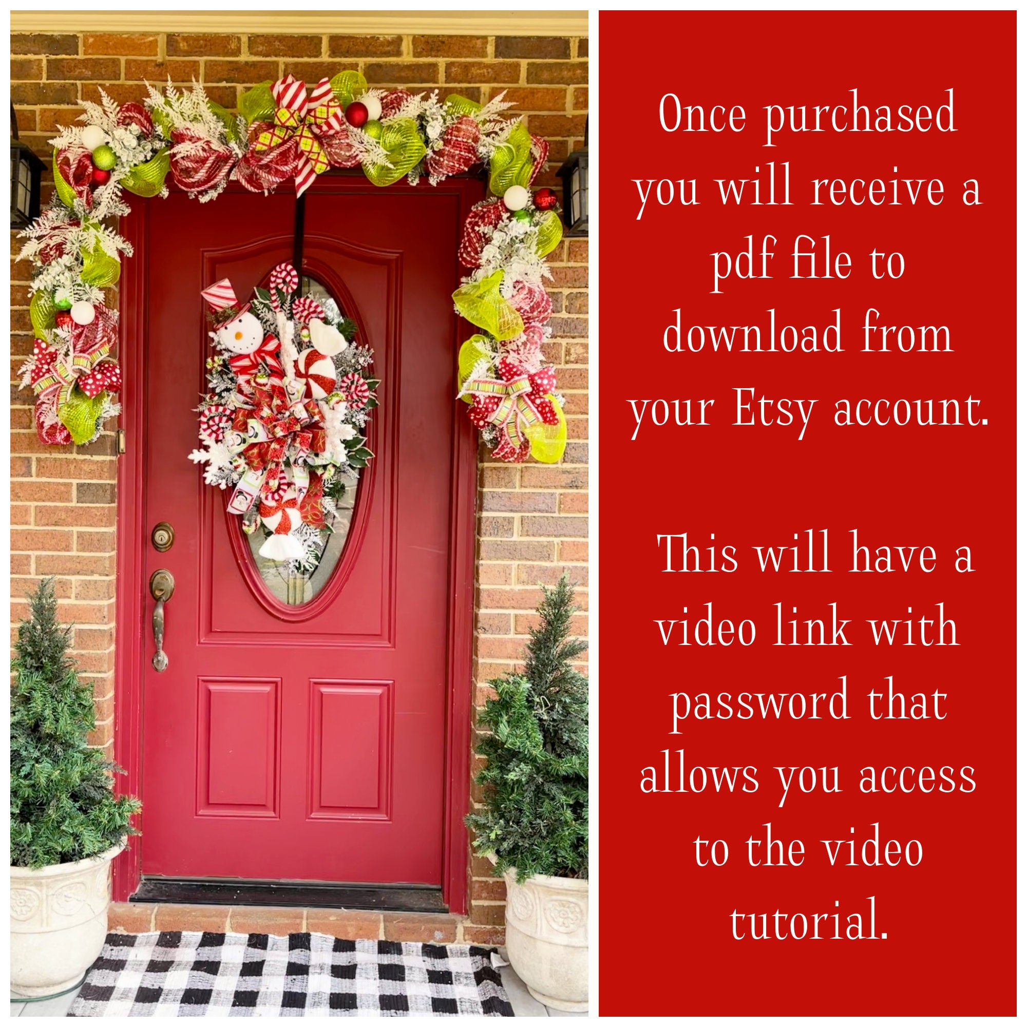 How to Make a Christmas Garland, DIY Holiday Decor, How to Video ...