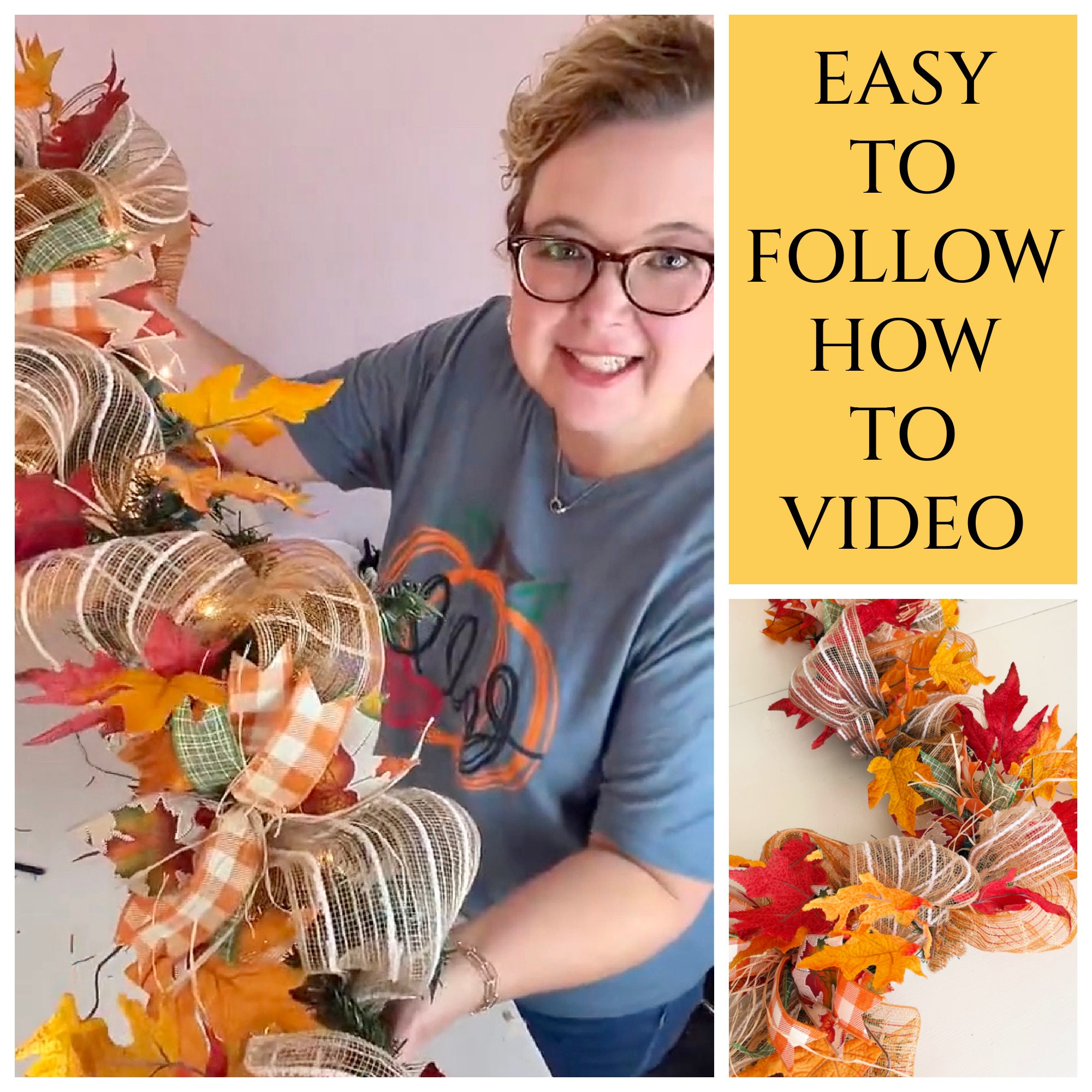 How to Make a Fall Garland, DIY Fall Decorations, How to Video Tutorial ...