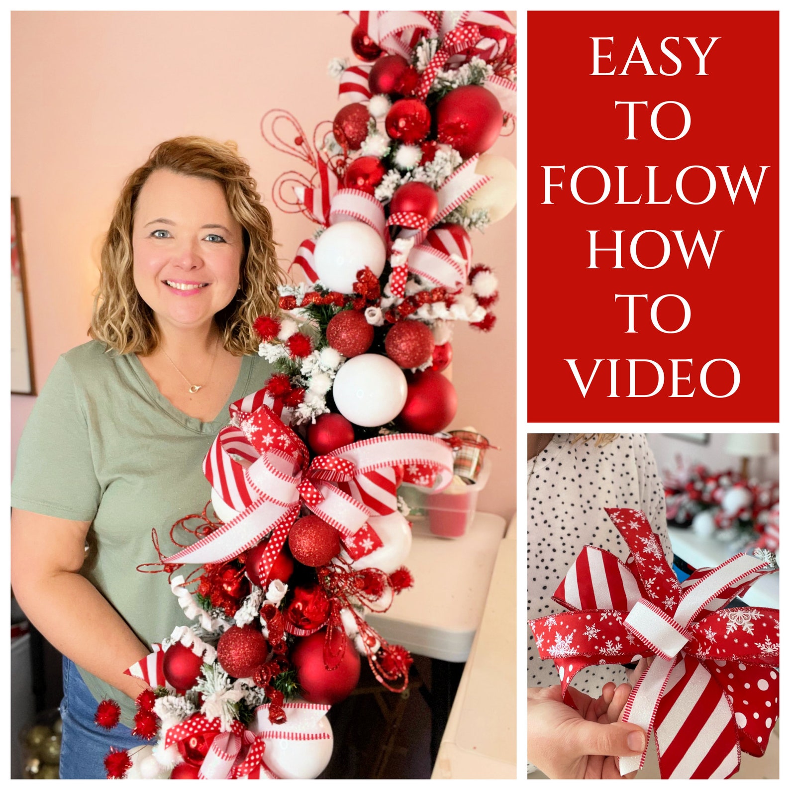 How to Make a Christmas Garland, DIY Holiday Decor, How to Video ...