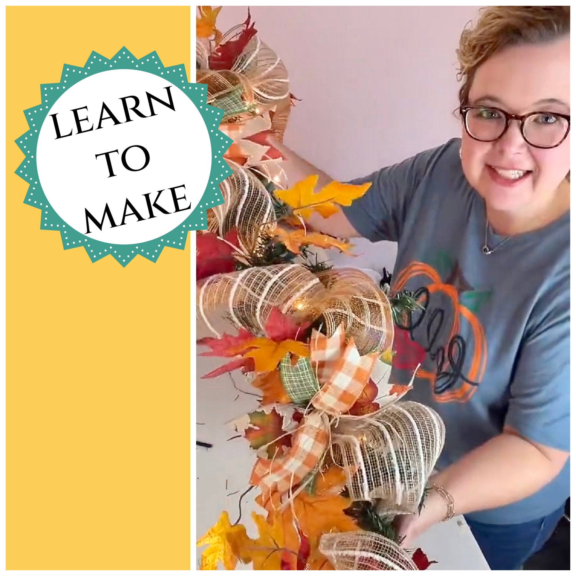 How to Make a Fall Garland, DIY Fall Decorations, How to Video Tutorial ...