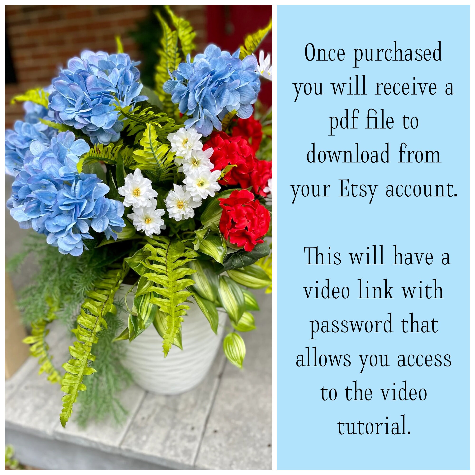 How to Make a Patriotic Urn Filler, DIY Urn Filler TUTORIAL, How to ...