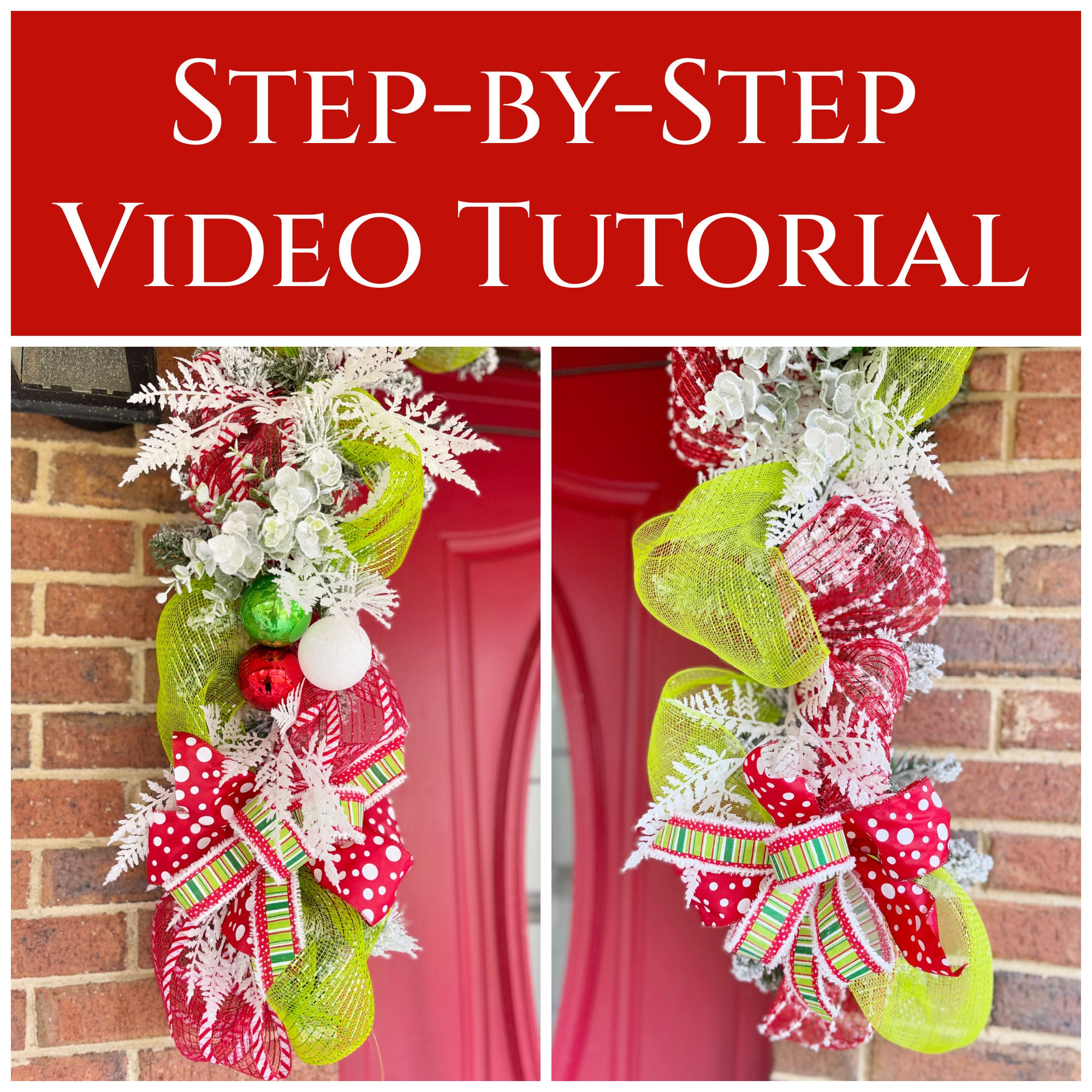 How to Make a Christmas Garland, DIY Holiday Decor, How to Video ...