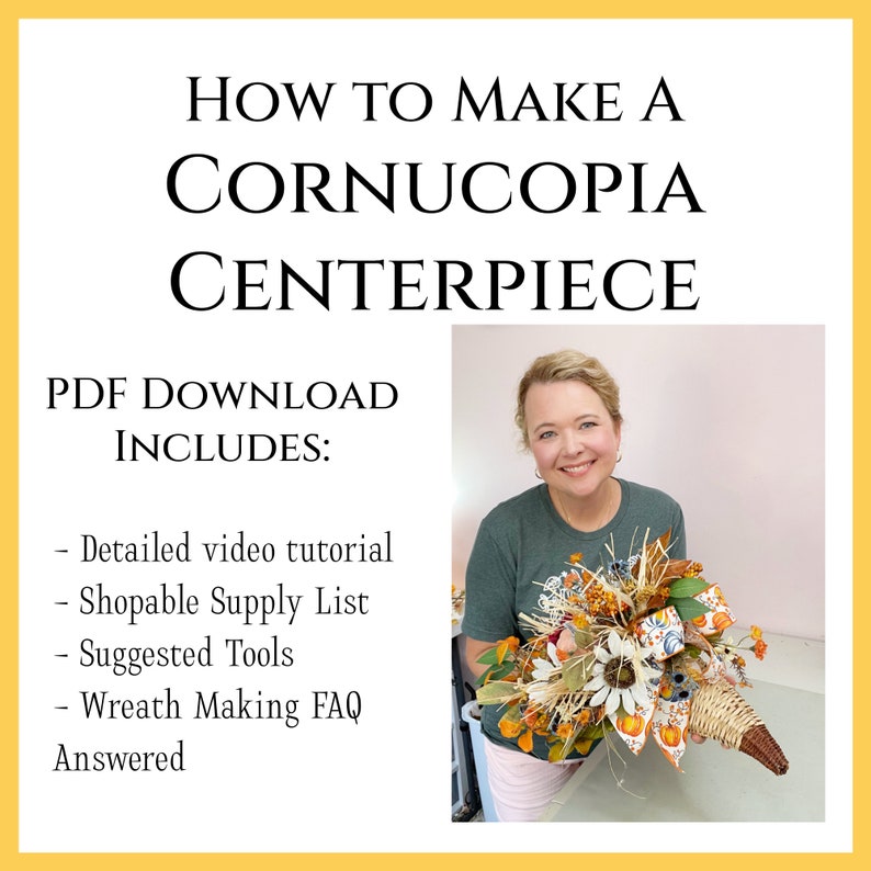 How to Make a Cornucopia Centerpiece, DIY Thanksgiving Arrangement, DIY ...