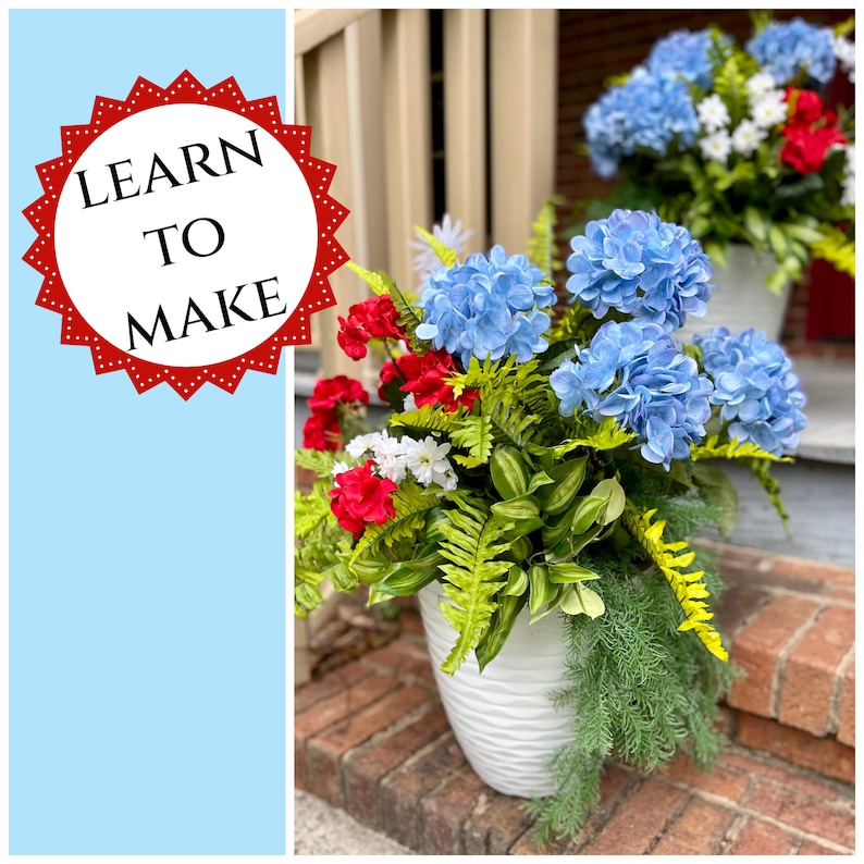 How to Make a Patriotic Urn Filler, DIY Urn Filler TUTORIAL, How to ...