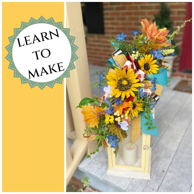 How to Make a Fall Lantern Swag, DIY Fall Lantern Decor, How to Video ...