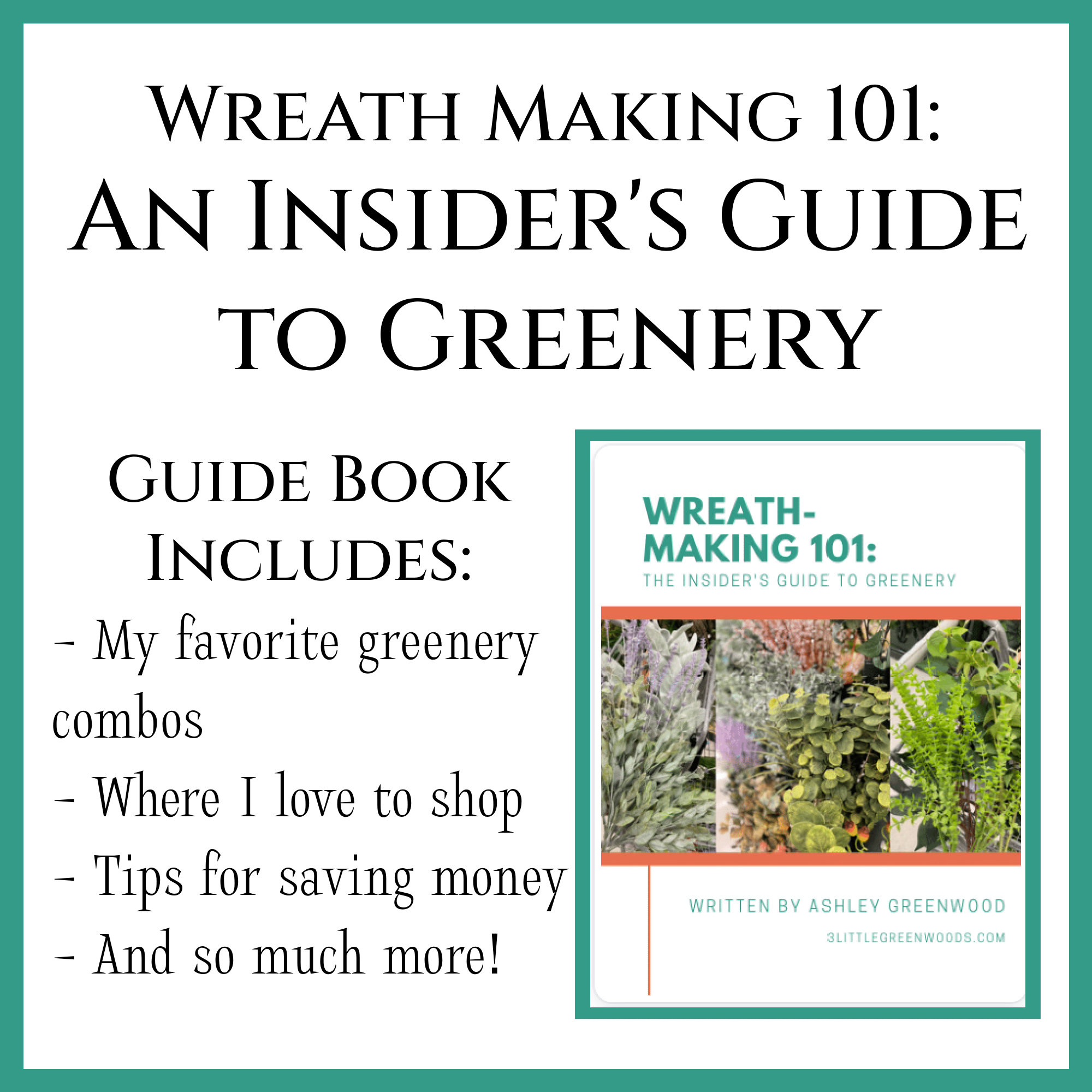 Guide to Greenery for Wreath Making, Wreath Making Greenery Tips, Beginner Wreath Maker Guide ...
