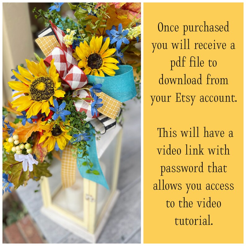 How to Make a Fall Lantern Swag, DIY Fall Lantern Decor, How to Video ...