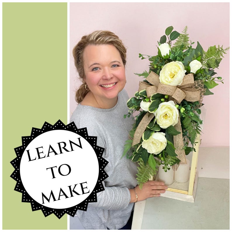 How to Make a Lantern Swag, DIY Year Round Decor, Everyday Swag How to ...