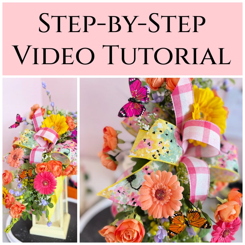 How to Make a Spring Lantern Swag, DIY Spring Swag, DIY Holiday Decor ...