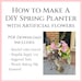 How to Make a Spring Urn Filler, DIY Spring Planter, How to Design a ...