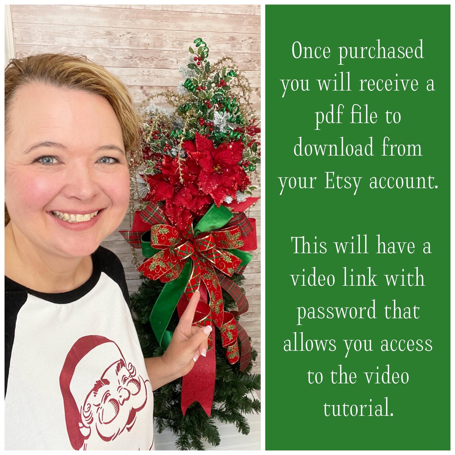 How to Make a Christmas Tree Topper, Christmas Tree Topper Bow Tutorial ...